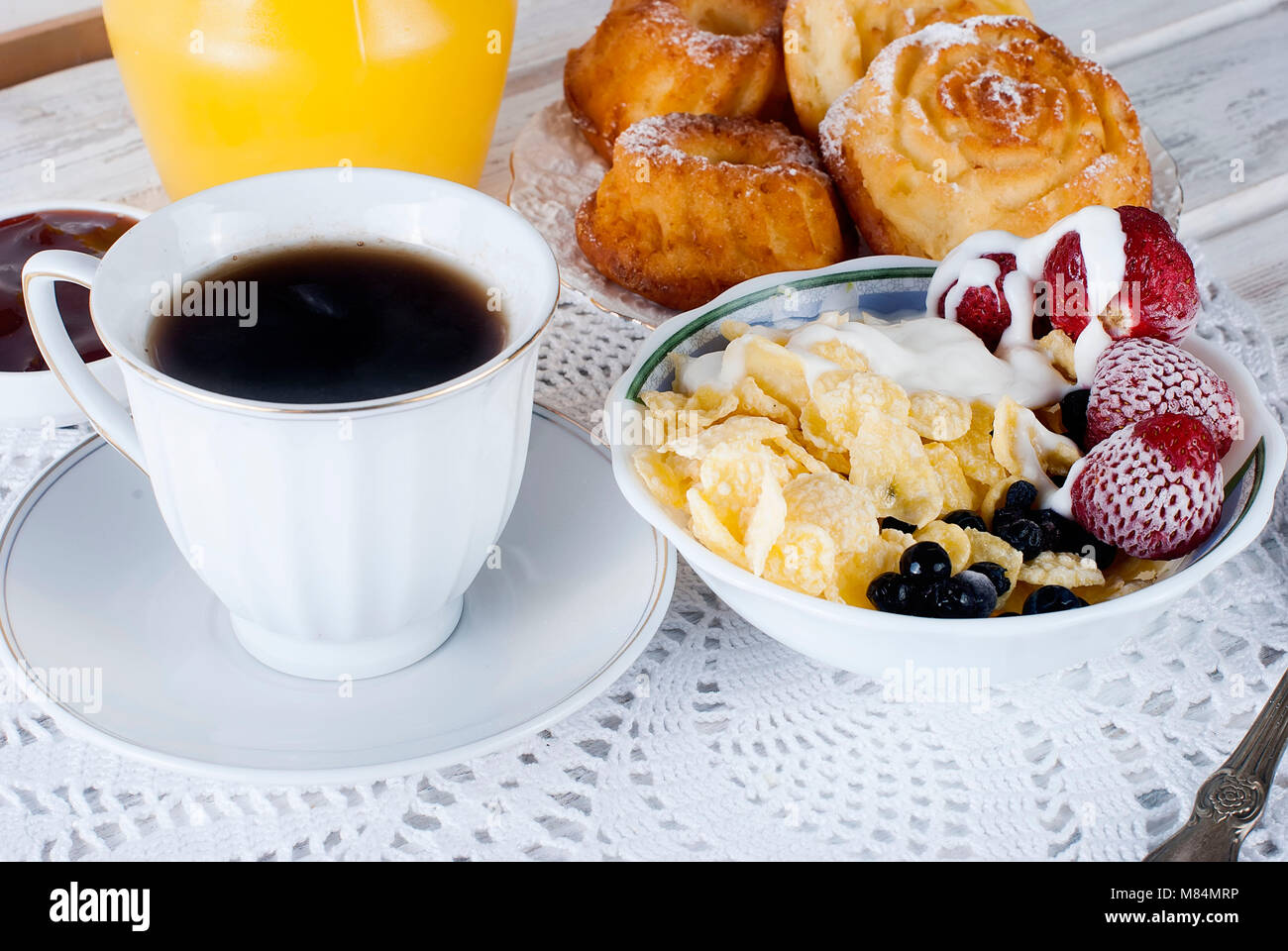 Healthy Breakfast With Coffee