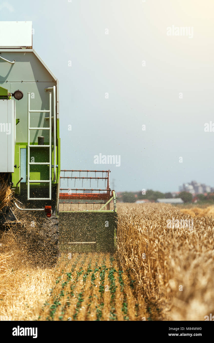 Modern harvesting machine wheat hi-res stock photography and images - Alamy