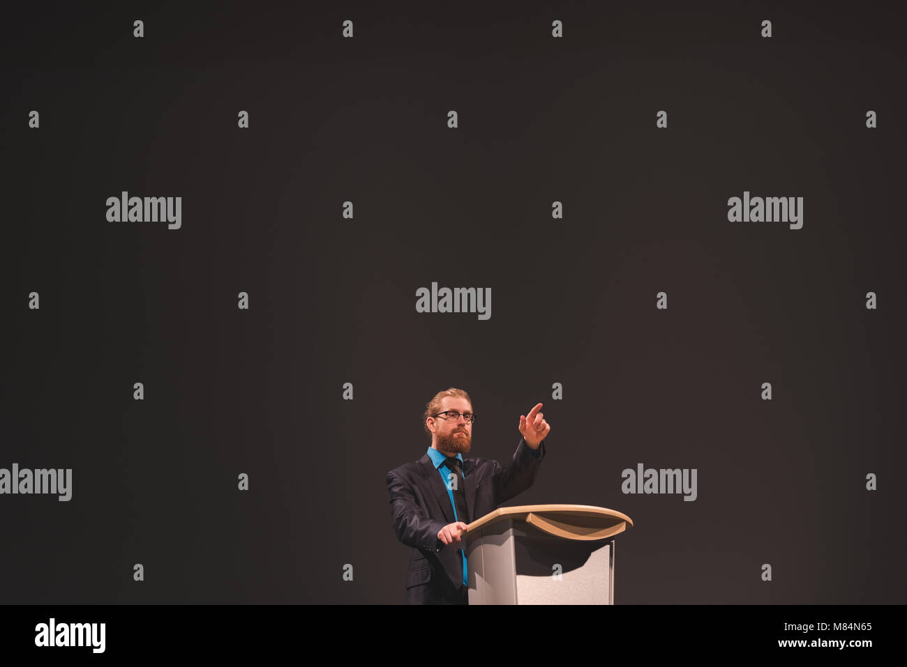 Practicing speech hi-res stock photography and images - Alamy