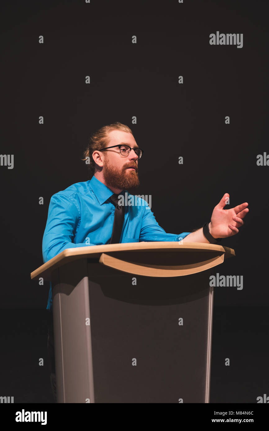 Practicing speech hi-res stock photography and images - Alamy