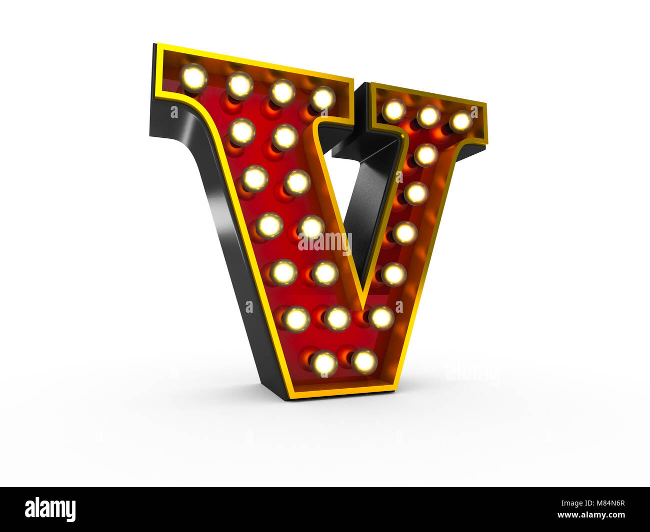 Letter v 3d hi-res stock photography and images - Alamy
