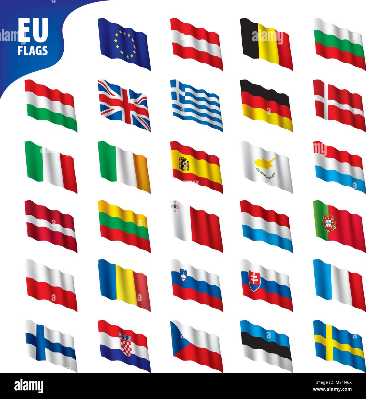 flags of the european union Stock Vector Image & Art - Alamy