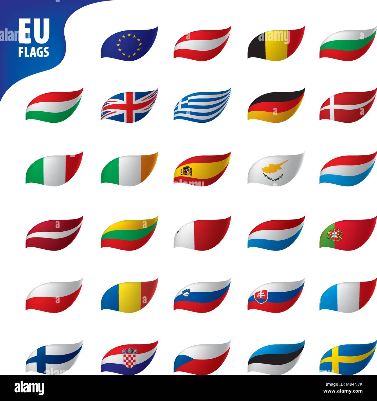 flags of the european union Stock Vector Image & Art - Alamy