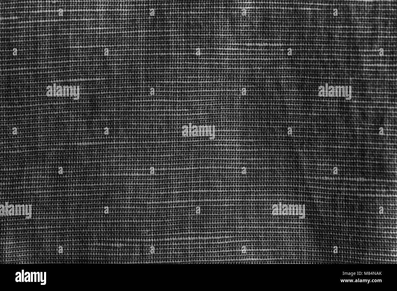 Monochrome close-up texture, linen background, flax surface level ...