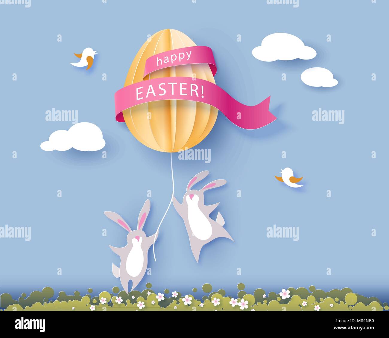 Easter banny Stock Vector Images - Alamy