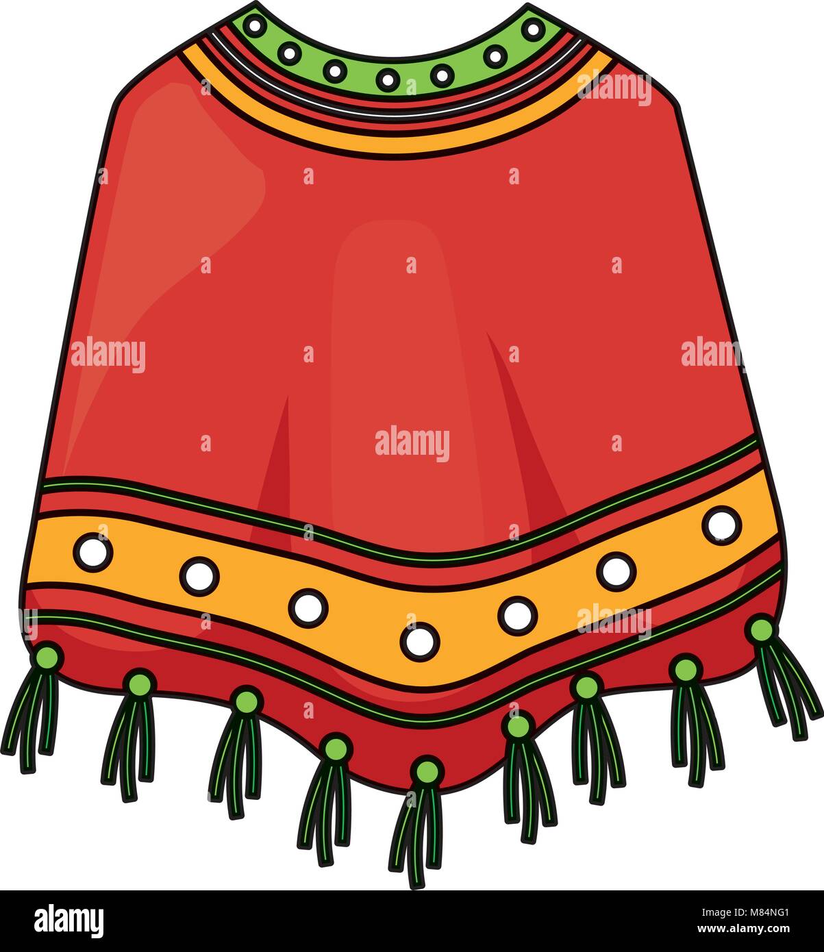 Mexican Poncho Clipart