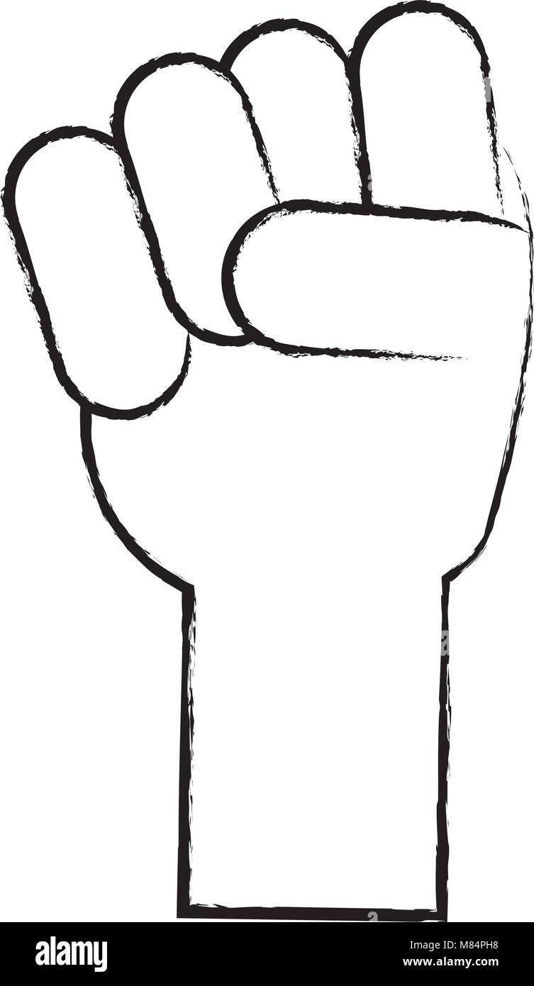 Clenched Fist Drawing