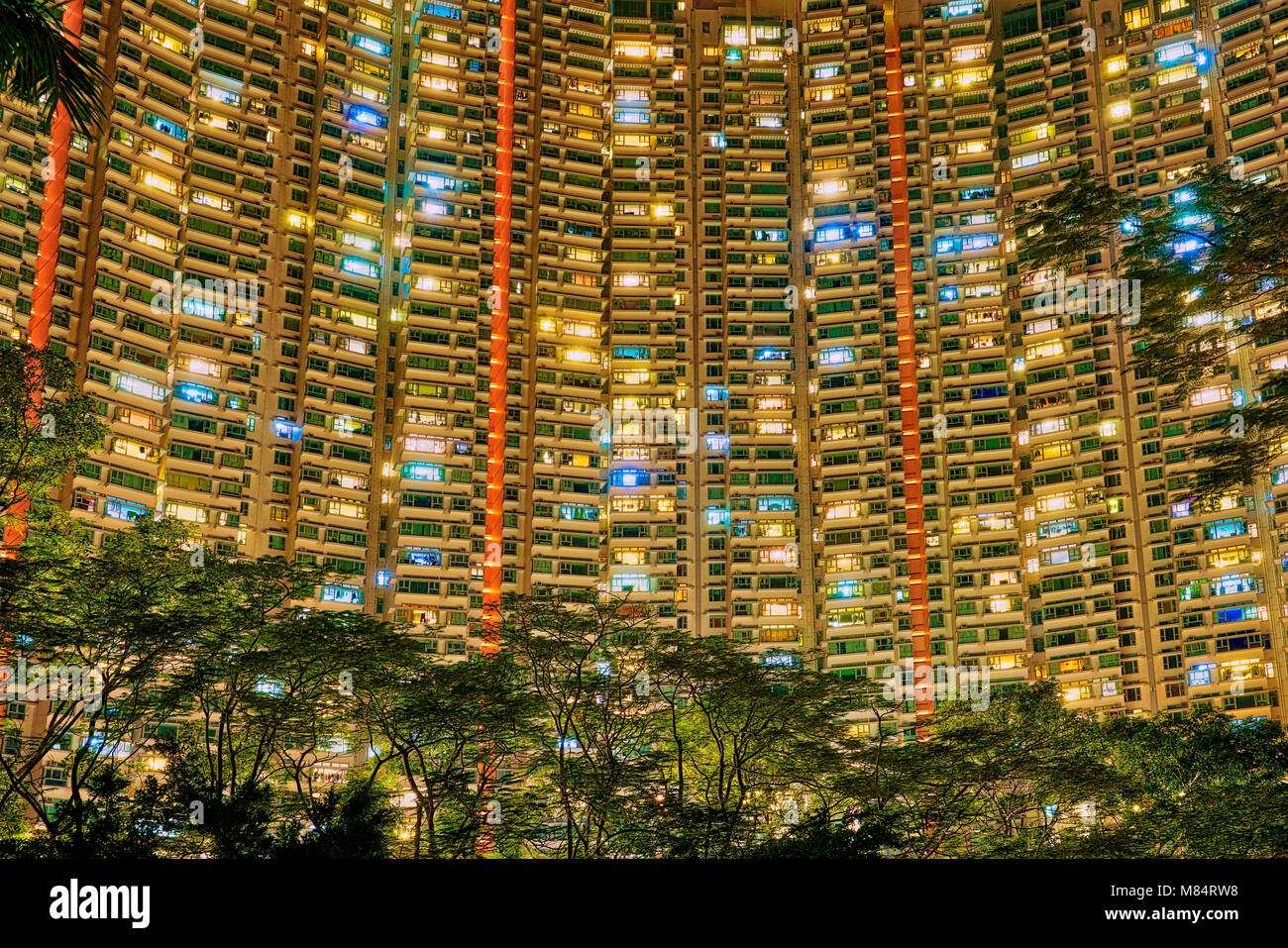 Hong kong tower blocks hi-res stock photography and images - Alamy