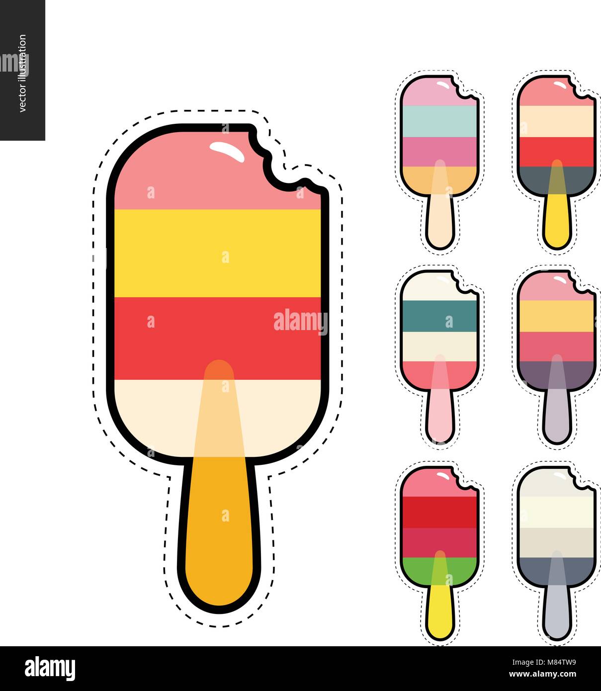 Retro patches Stock Vector Images - Alamy