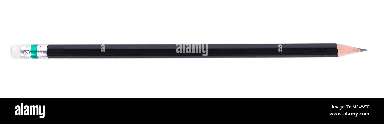 Pencil isolated on pure white background Stock Photo - Alamy