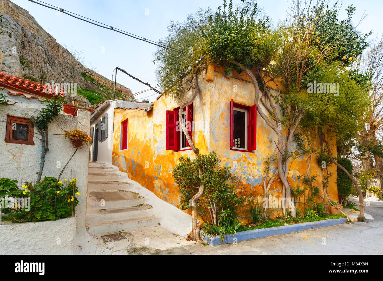 Greek historical district hi-res stock photography and images - Alamy