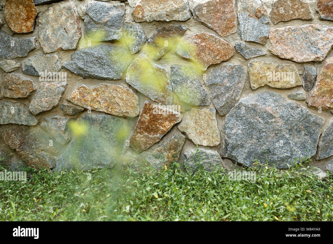 Built wall rock close up, wild rocks Stock Photo - Alamy