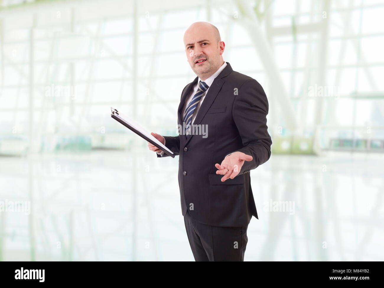 businessman waiting, at the office Stock Photo - Alamy