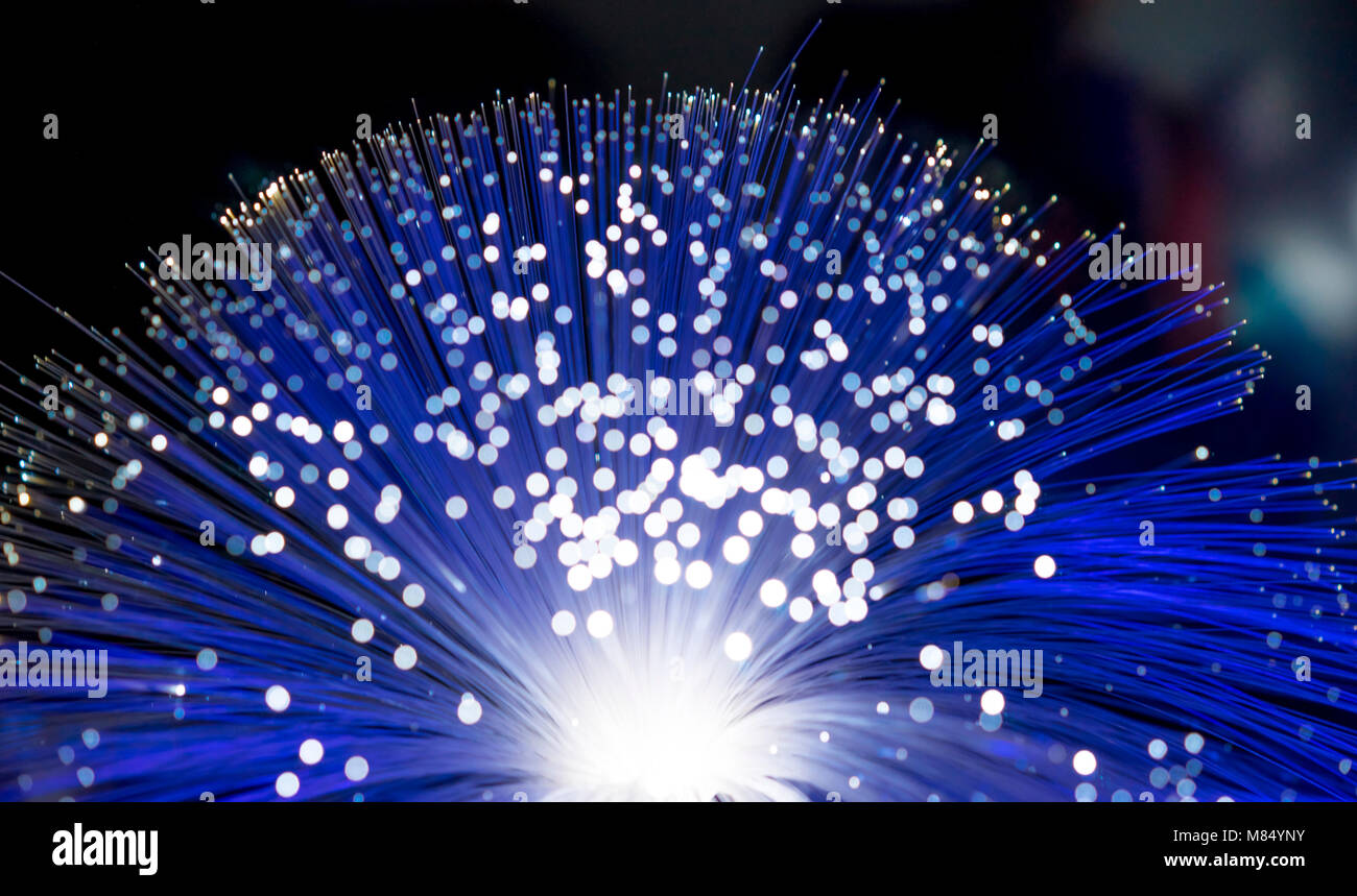 light fiber optics, fiber threads for ultra fast internet ...