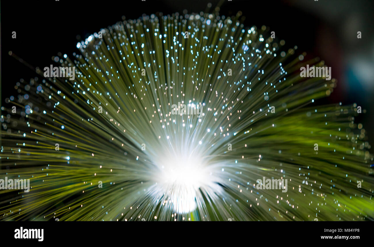 light fiber optics, fiber threads for ultra fast internet ...
