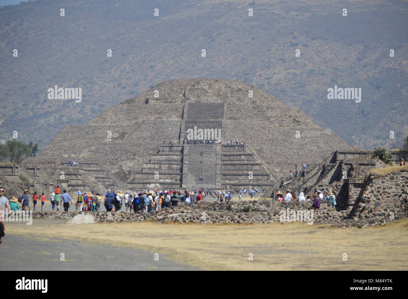 Pyramid of the moon at teotihuacan hi-res stock photography and images ...