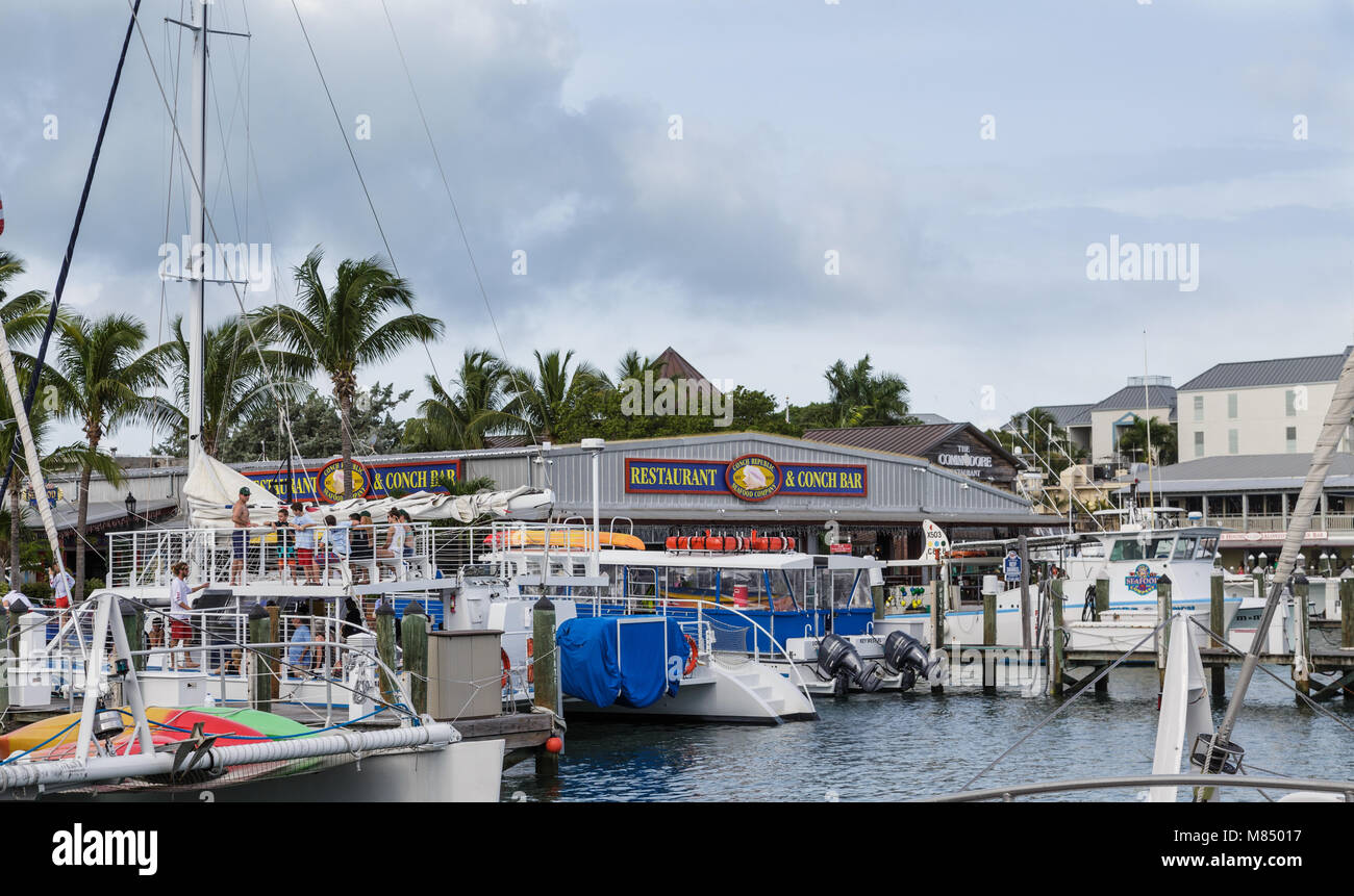 Famous Conch Replublic in Key West Harbor Stock Photo - Alamy