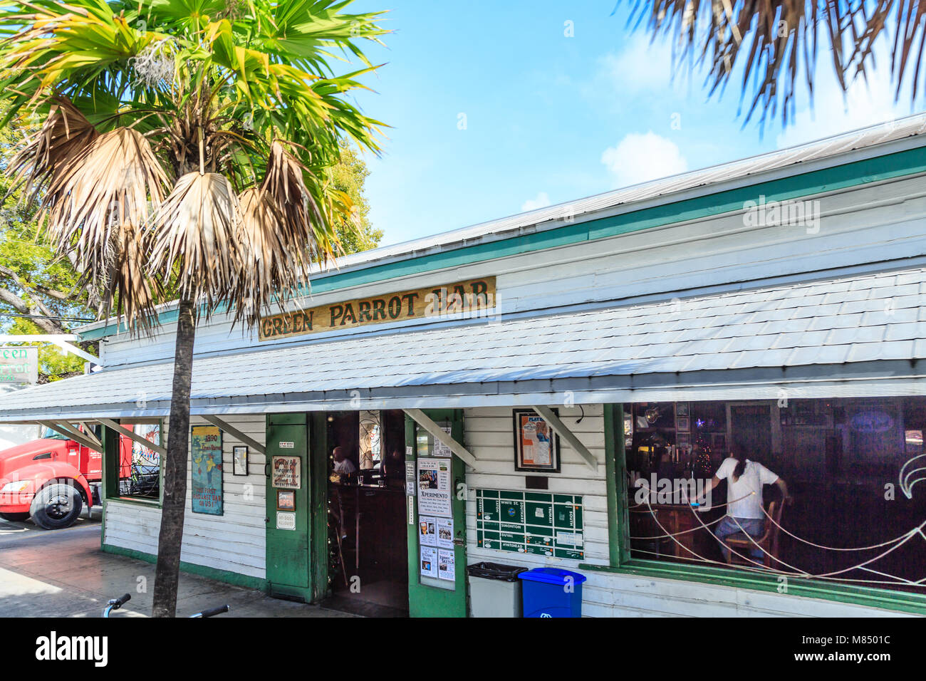Green Parrot Bar in Key West Stock Photo - Alamy