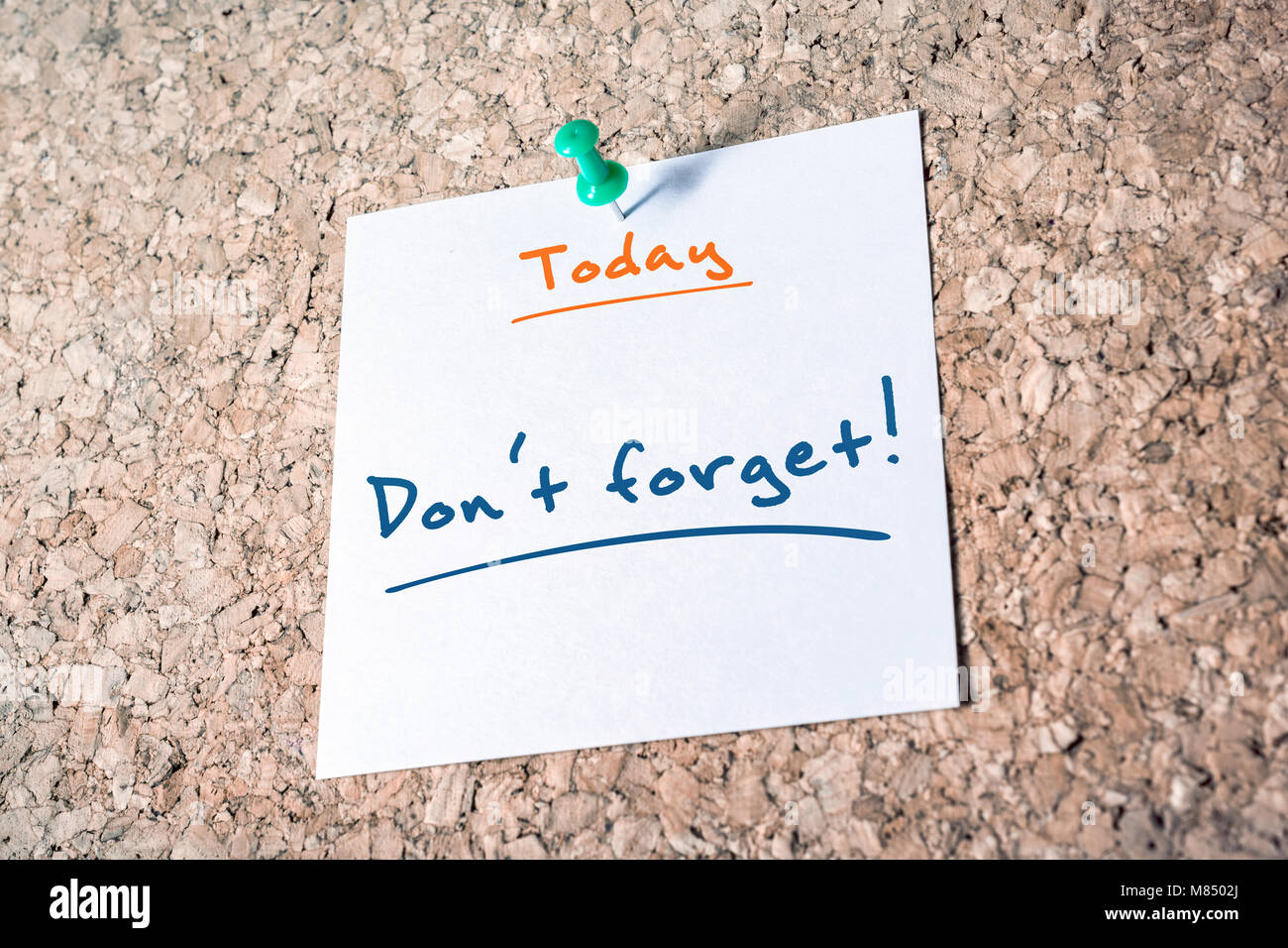 Memory forget remind hi-res stock photography and images - Alamy