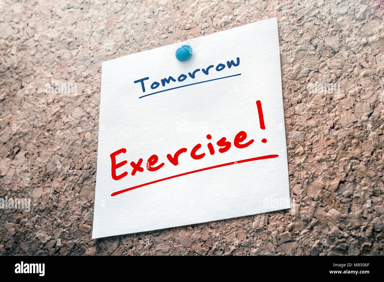 Exercise reminder hi-res stock photography and images - Alamy