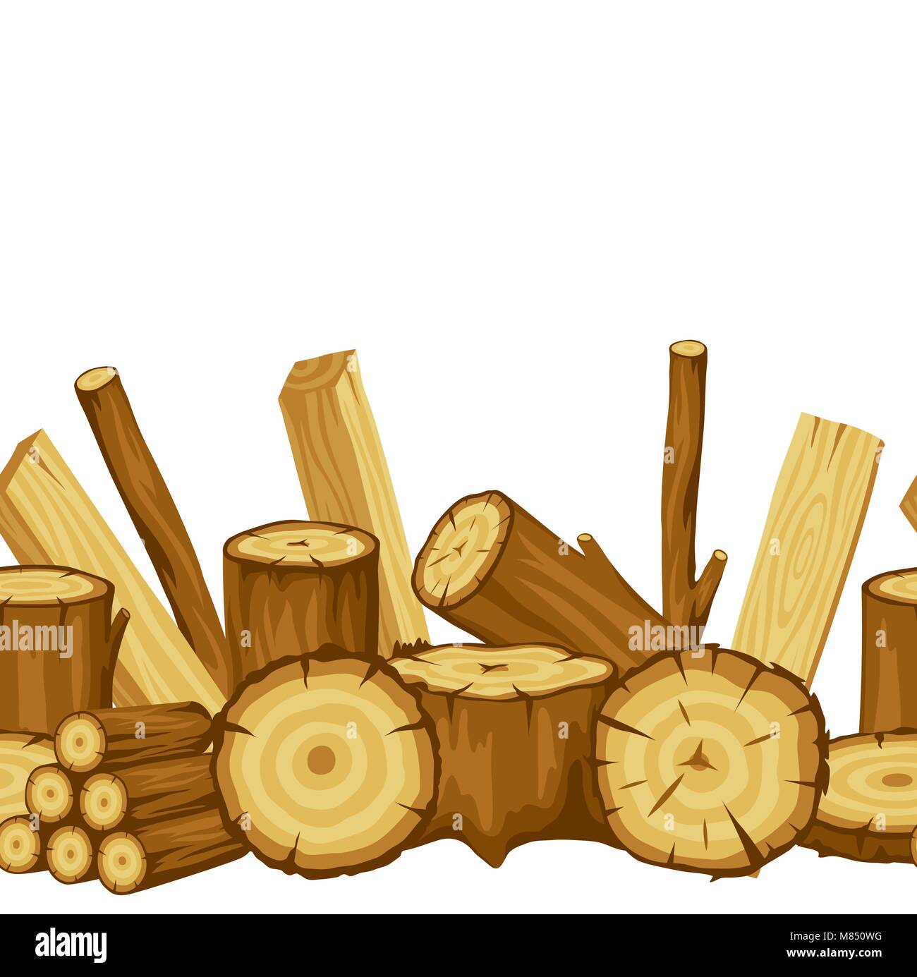 Log Pile Clipart