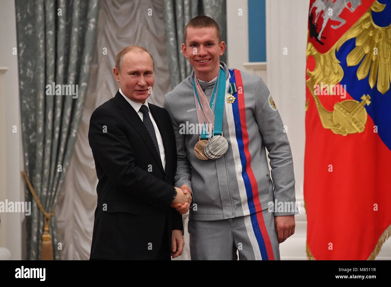 February 28, 2018. - Russia, Moscow. - Russian President Vladimir Putin ...
