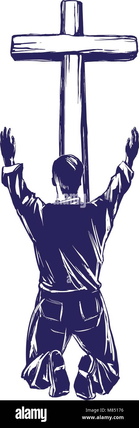 Drawing crucifixion hi-res stock photography and images - Alamy