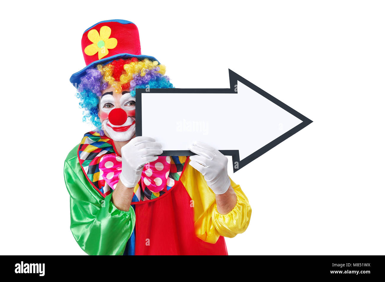 Clown In A Red Wig High Resolution Stock Photography and Images - Alamy