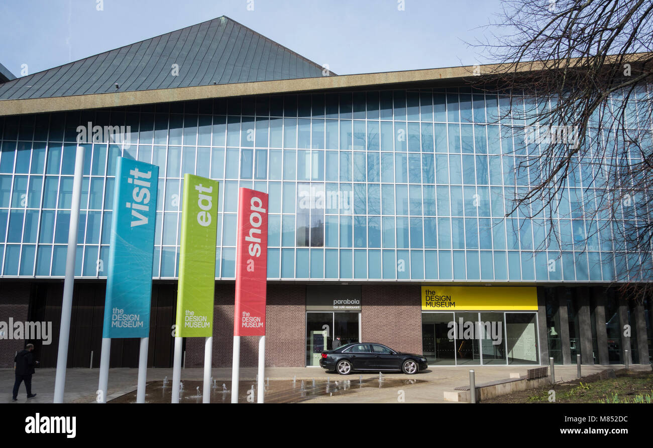 The Design Museum, formerly the Commonwealth Institute, on Kensington ...