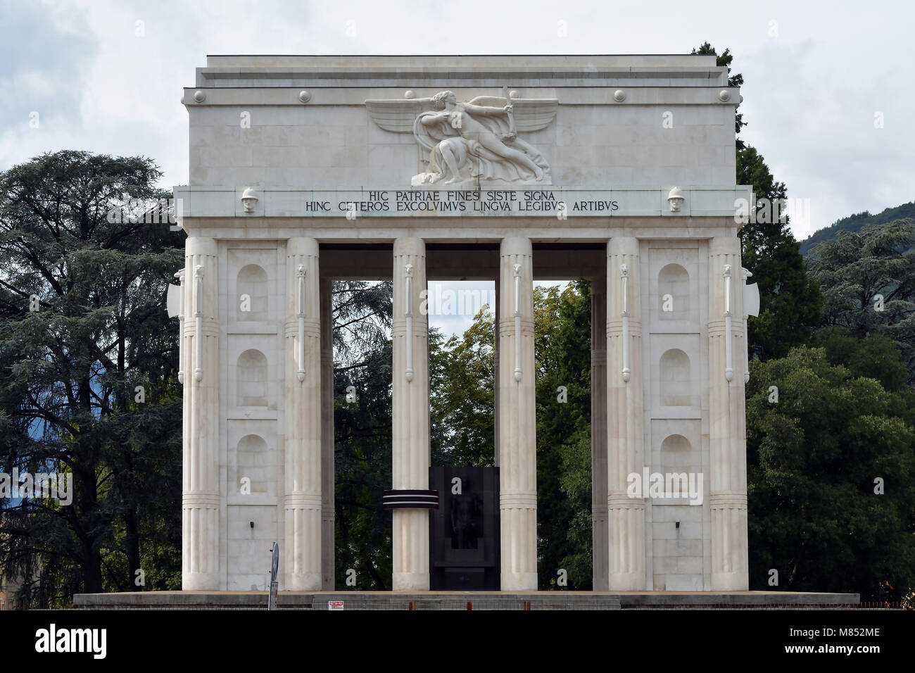Victory Monument on the Victory Square in Bolzano - Italy Stock Photo ...