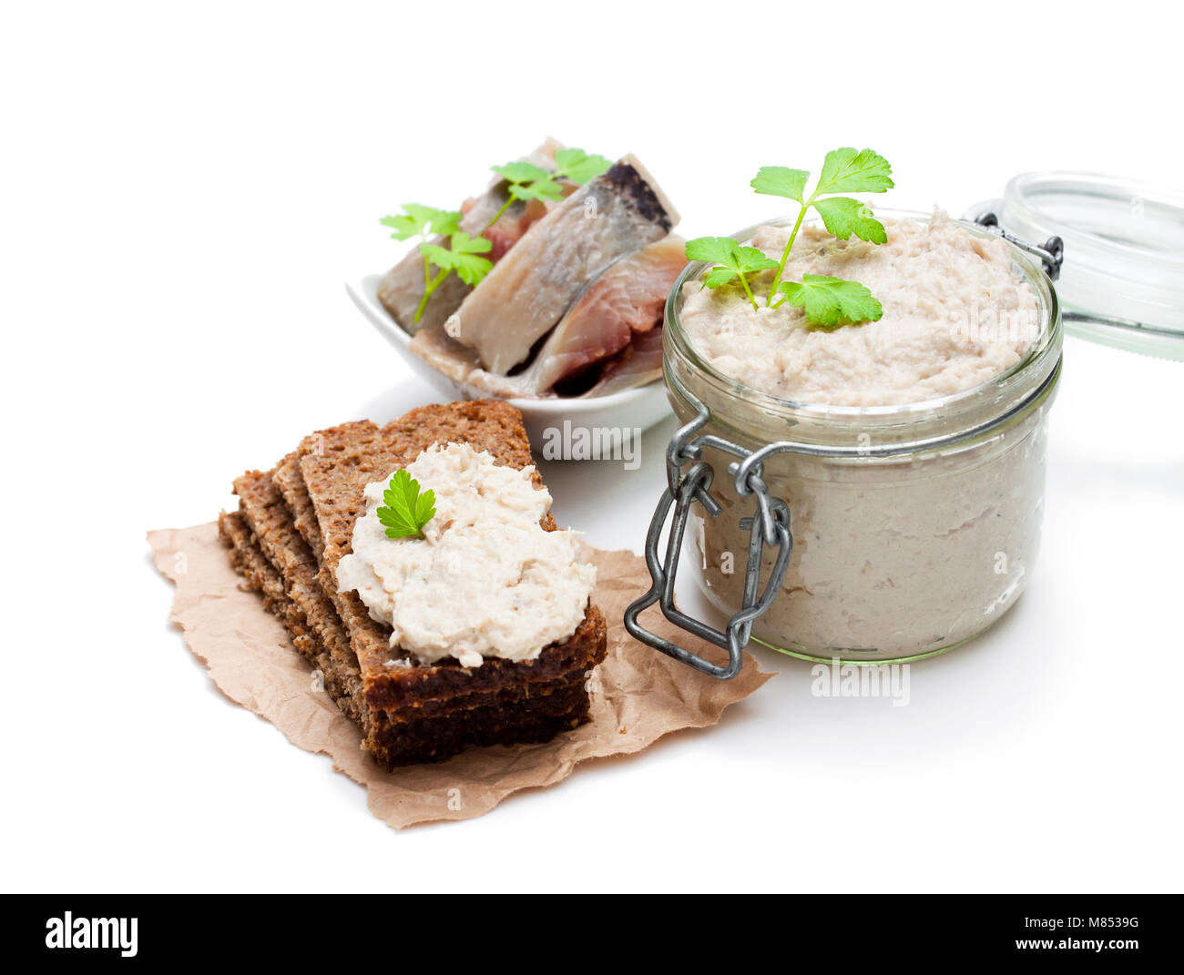Dutch herring sandwich isolated on hi-res stock photography and images ...