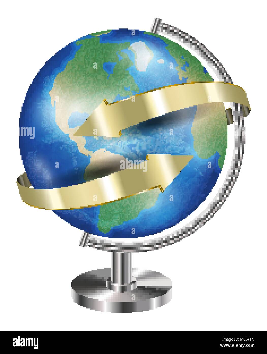 Planet earth surrounded sphere hi-res stock photography and images - Alamy