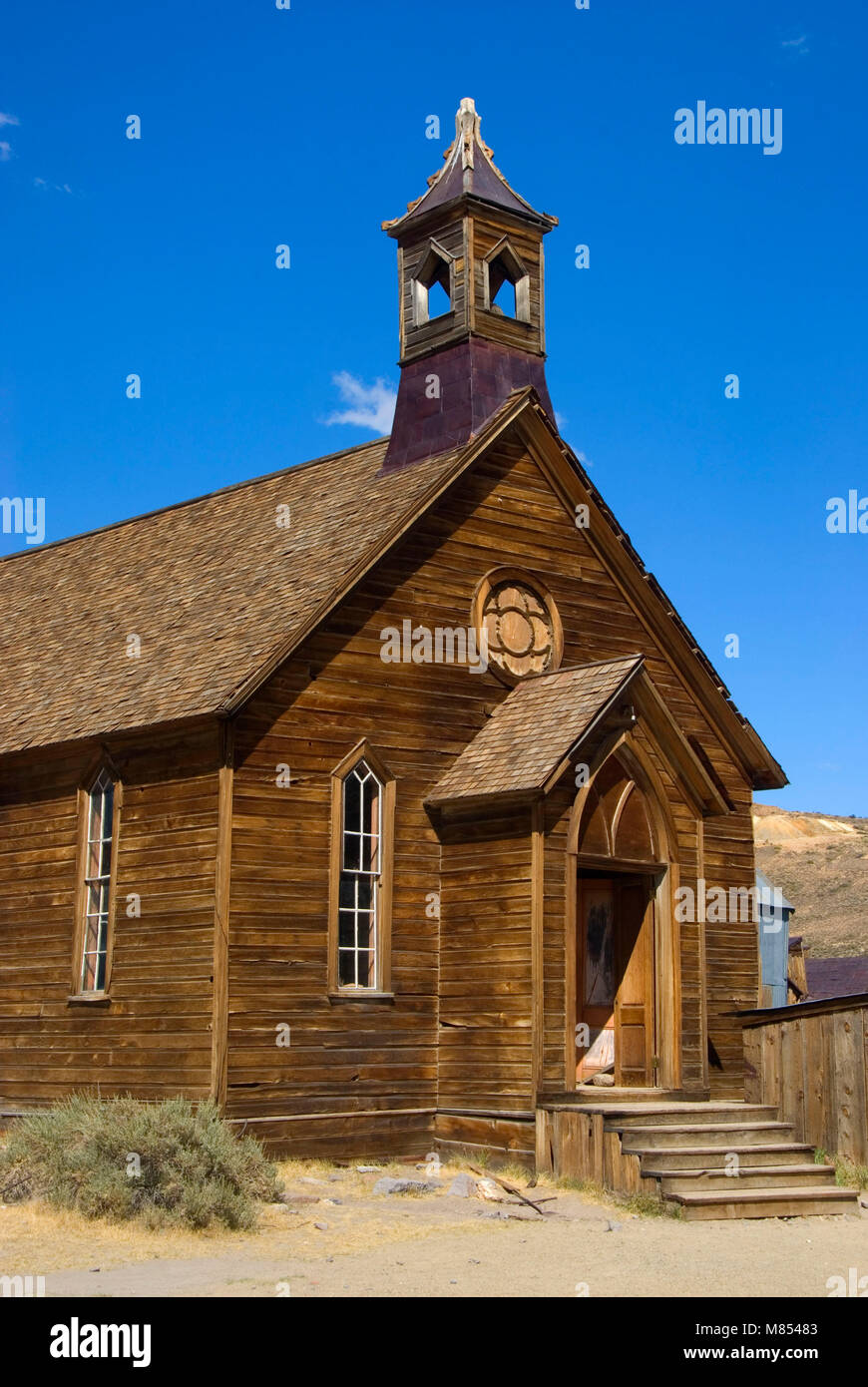 Methodist Church, Bodie State Historic Park, California Stock Photo - Alamy