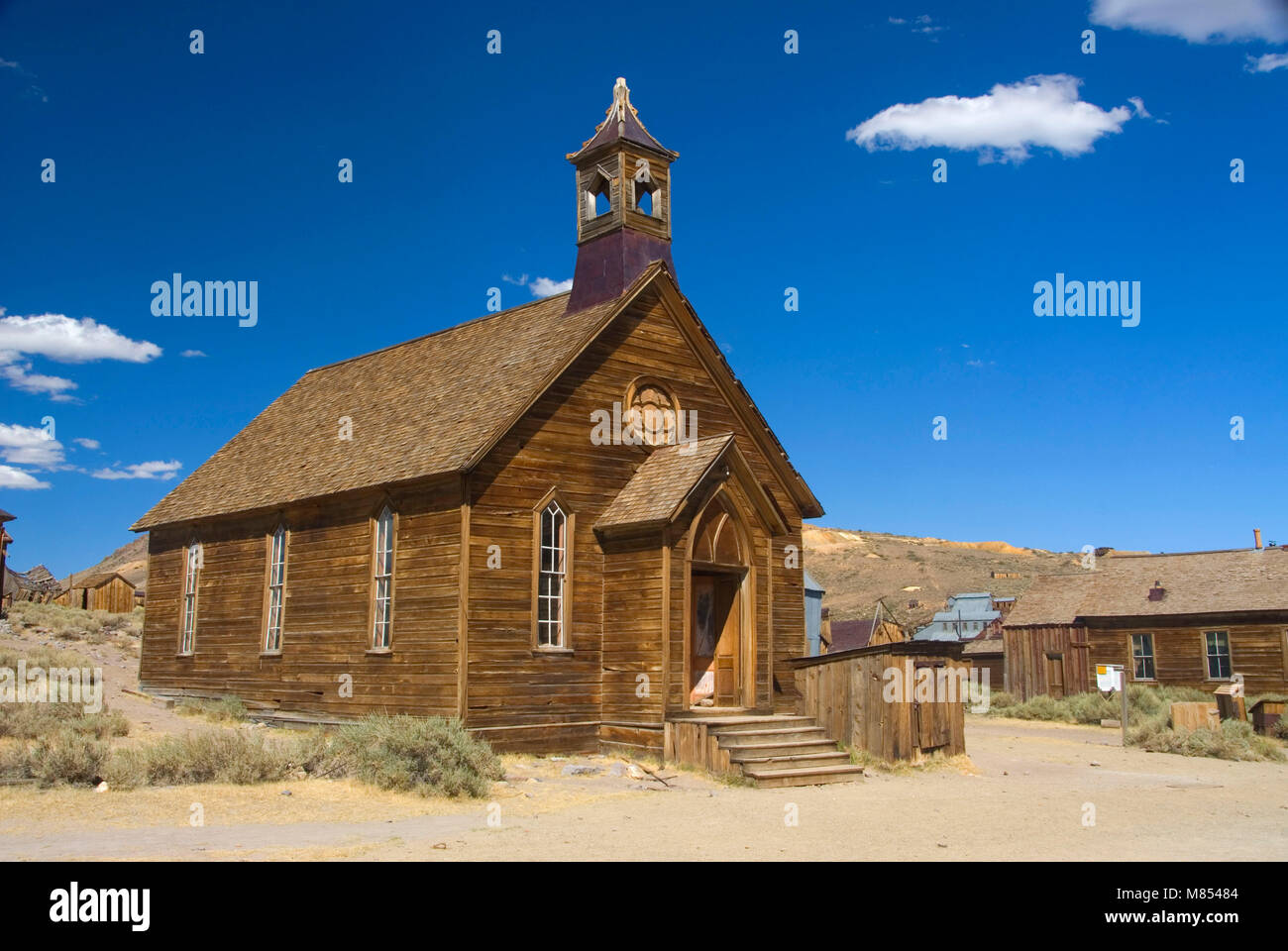 Methodist Church, Bodie State Historic Park, California Stock Photo - Alamy
