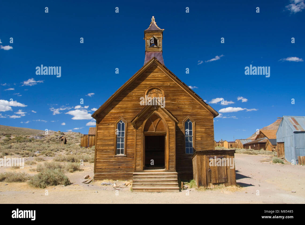 Methodist Church, Bodie State Historic Park, California Stock Photo - Alamy