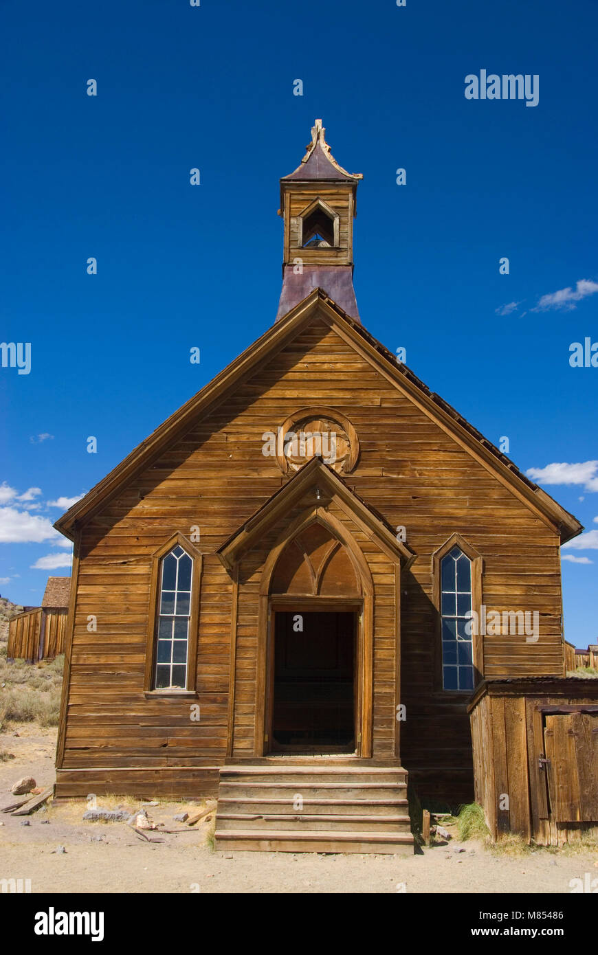 Methodist Church, Bodie State Historic Park, California Stock Photo - Alamy