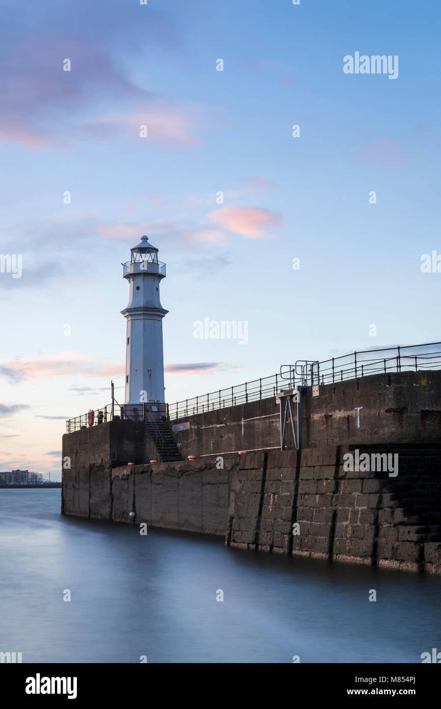 Newhaven Lighthouse Edinburgh, Scotland Stock Photo - Alamy