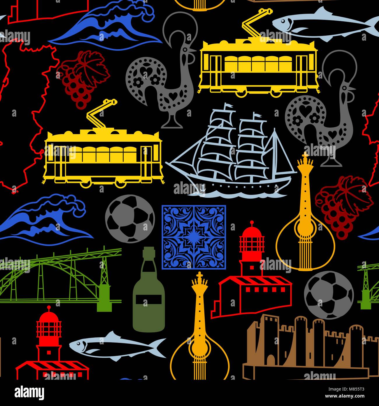 Portuguese symbols Stock Vector Images - Alamy