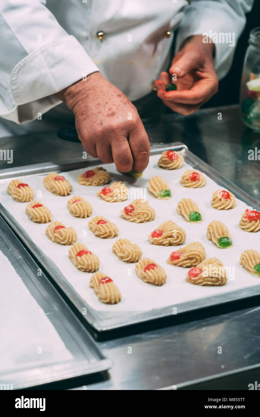Making of french patisserie with a professional chef Stock Photo - Alamy