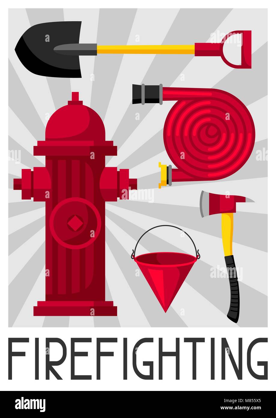 Fire safety poster hi-res stock photography and images - Alamy