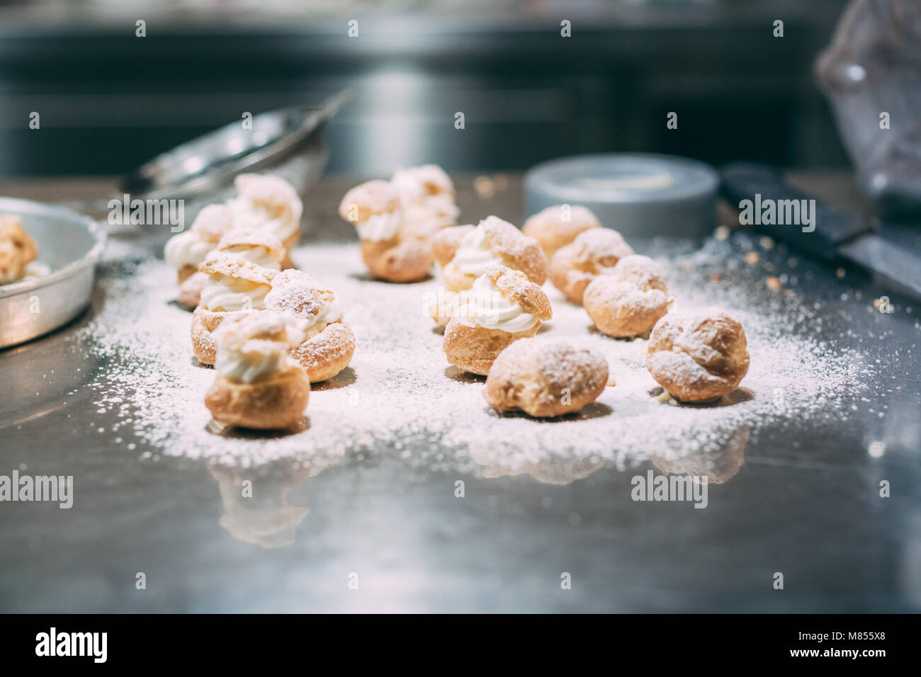 Making of french patisserie with a professional chef Stock Photo - Alamy
