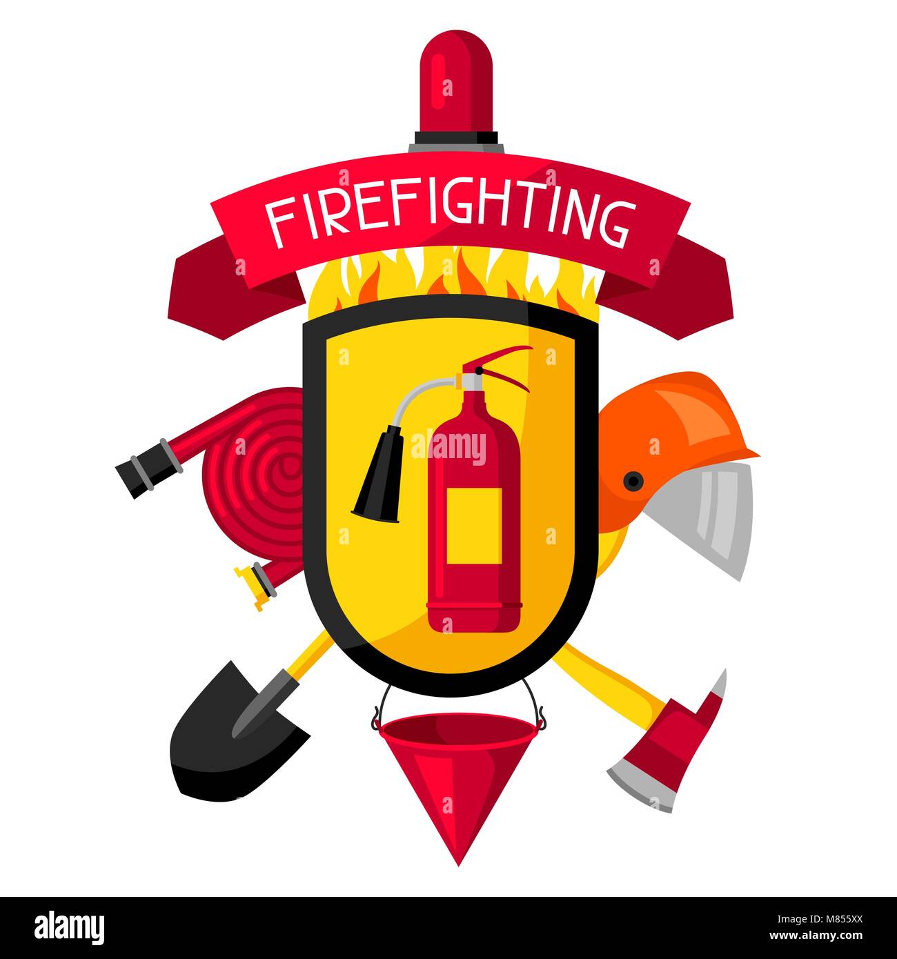 Fire department badge hi-res stock photography and images - Alamy
