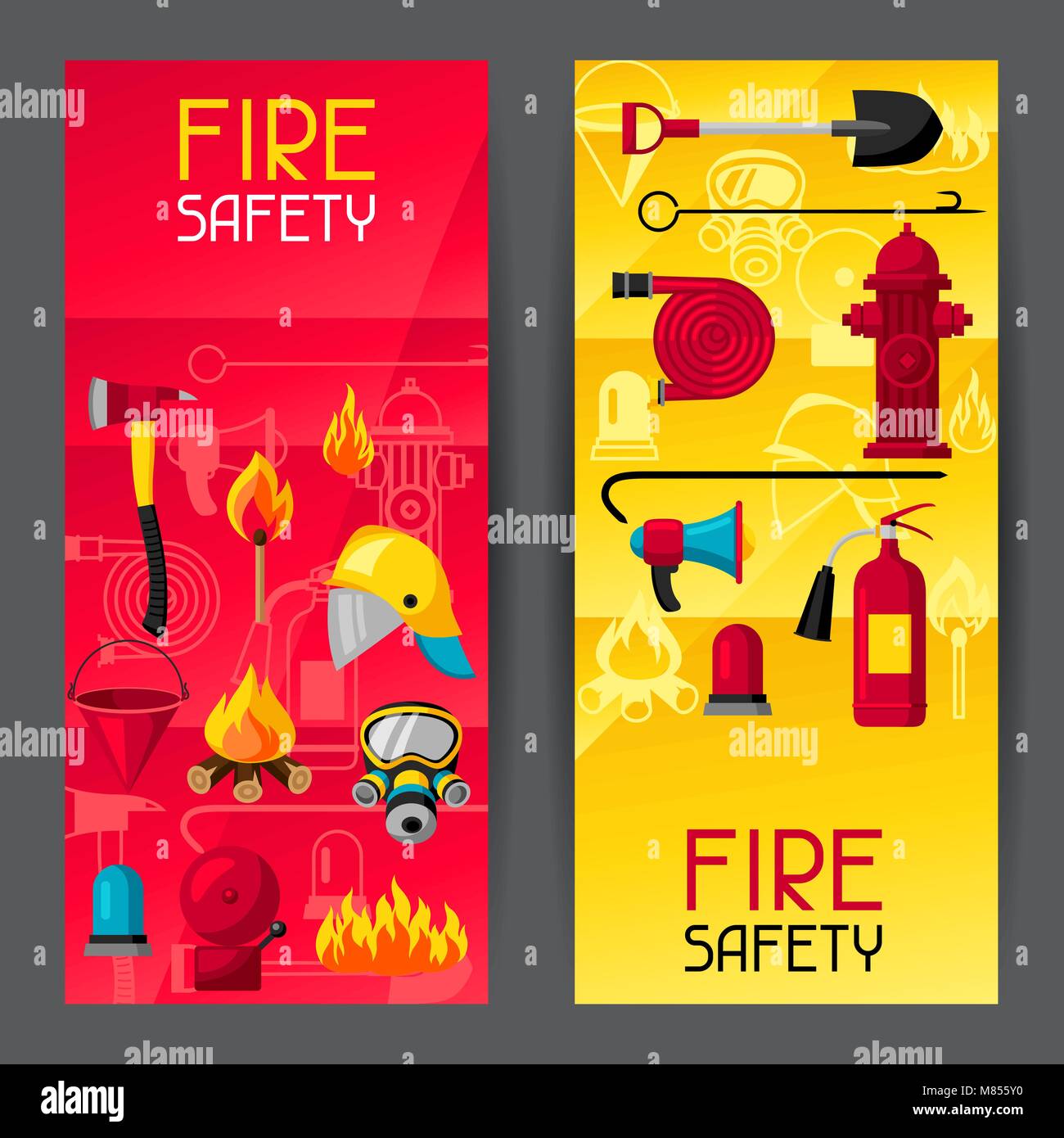 Fire Safety Poster High Resolution Stock Photography and Images - Alamy