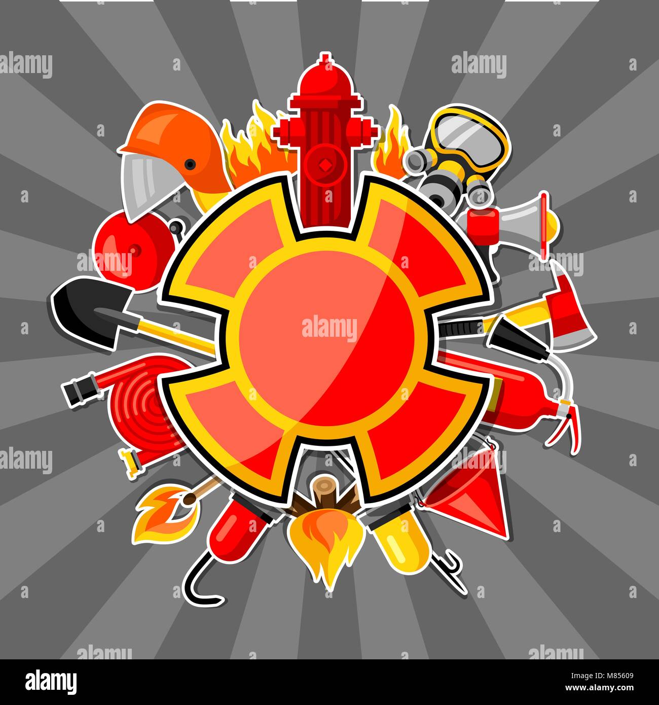 Fire department badge hi-res stock photography and images - Alamy