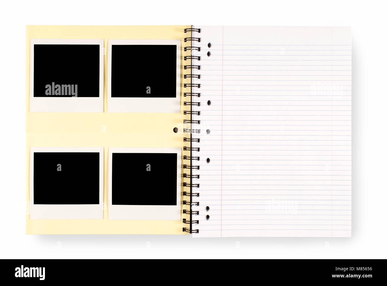 Empty photo album Cut Out Stock Images & Pictures - Alamy