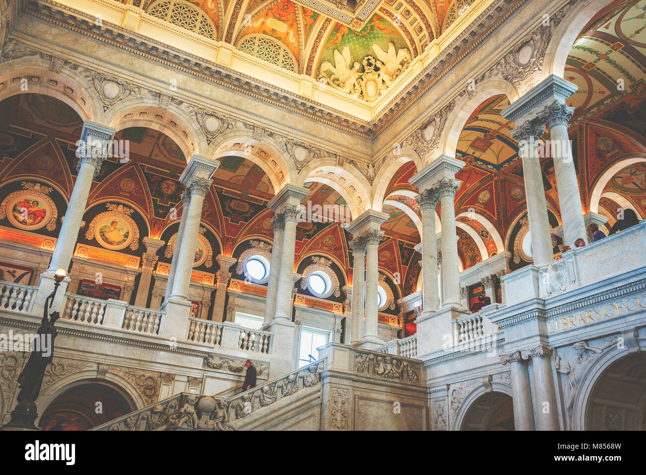Library of congress great hall hi-res stock photography and images - Alamy