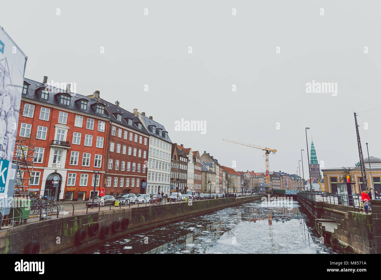 COPENHAGEN, DENMARK - March 11th, 2018: Architecture and buildings of ...