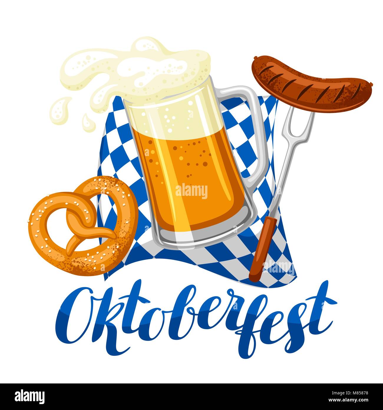 Food fest banner poster Cut Out Stock Images & Pictures - Alamy