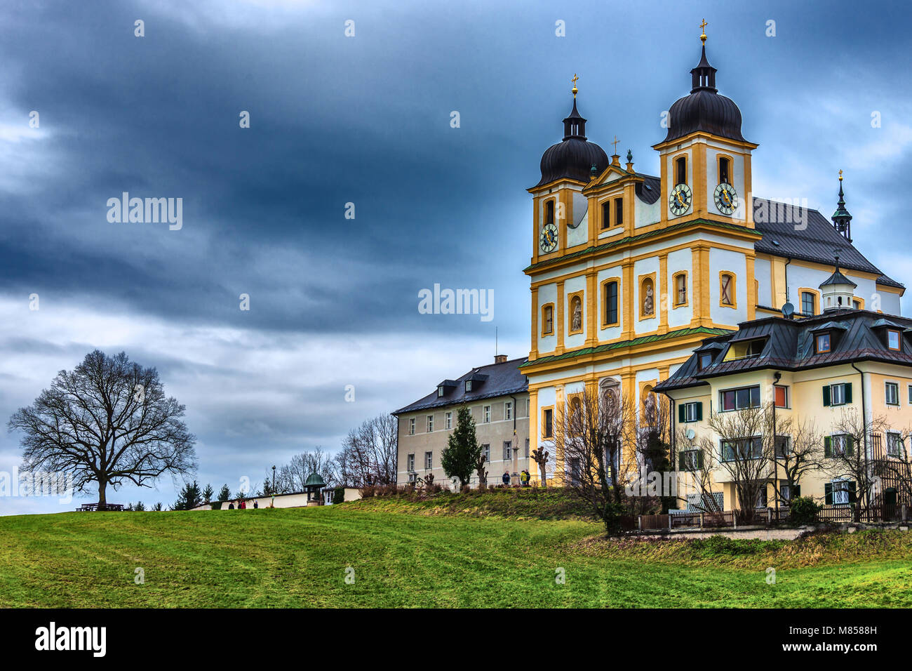 Pilgrimage church Maria Plain on Plainberg in Bergheim, Salzburg Stock ...