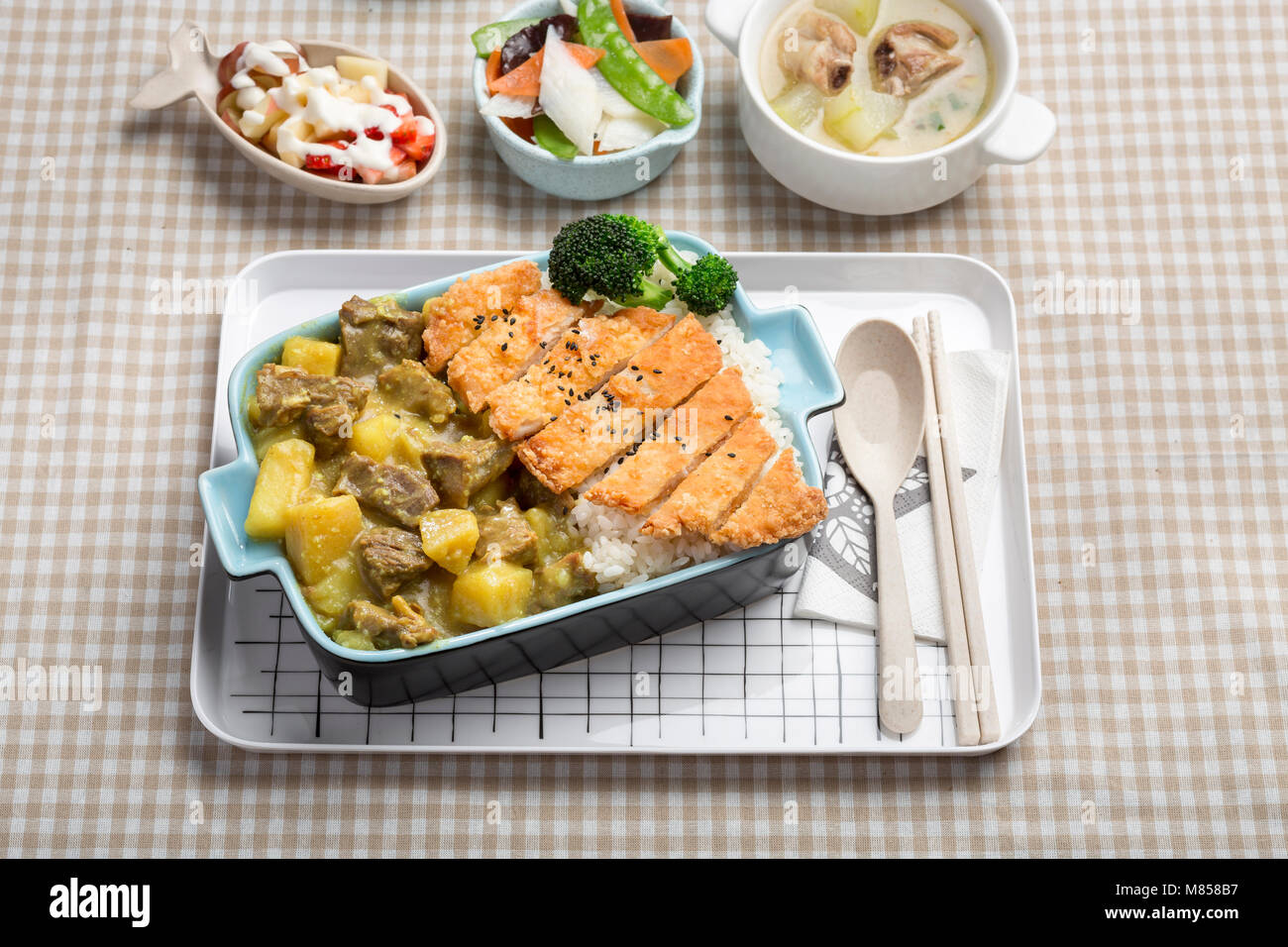 The view of Chinese fast food Stock Photo - Alamy